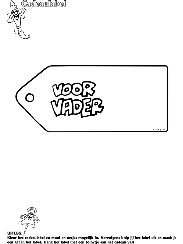 Vaderdag - Cadeaulabel - Knutselpagina.nl - knutselen, knutselen en nog ... Vaderdag - Cadeaulabel - Knutselpagina.nl - knutselen, knutselen en nog ...